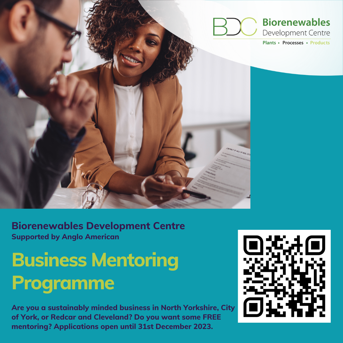 Biorenewables Development Centre - Entrepreneurial skills development